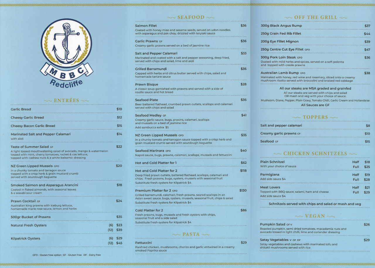 Restaurant & Bar - Moreton Bay Boat Club